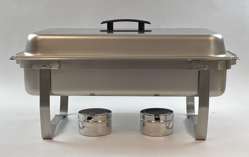 Choice 100FOLDCHAFE Stainless Steel Folding Chafer Set (2 Pack) | eBay