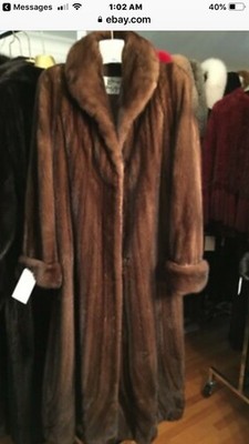 CHICAGO FUR MART SIZE 6 BRAND NEW DEMI BUFF DIRECTIONAL FEMALE MINK ...