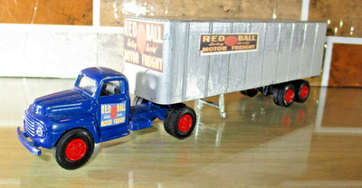 Winross Red Ball Motor Freight Custom Diecast Truck 1:64 AHL Ford ...