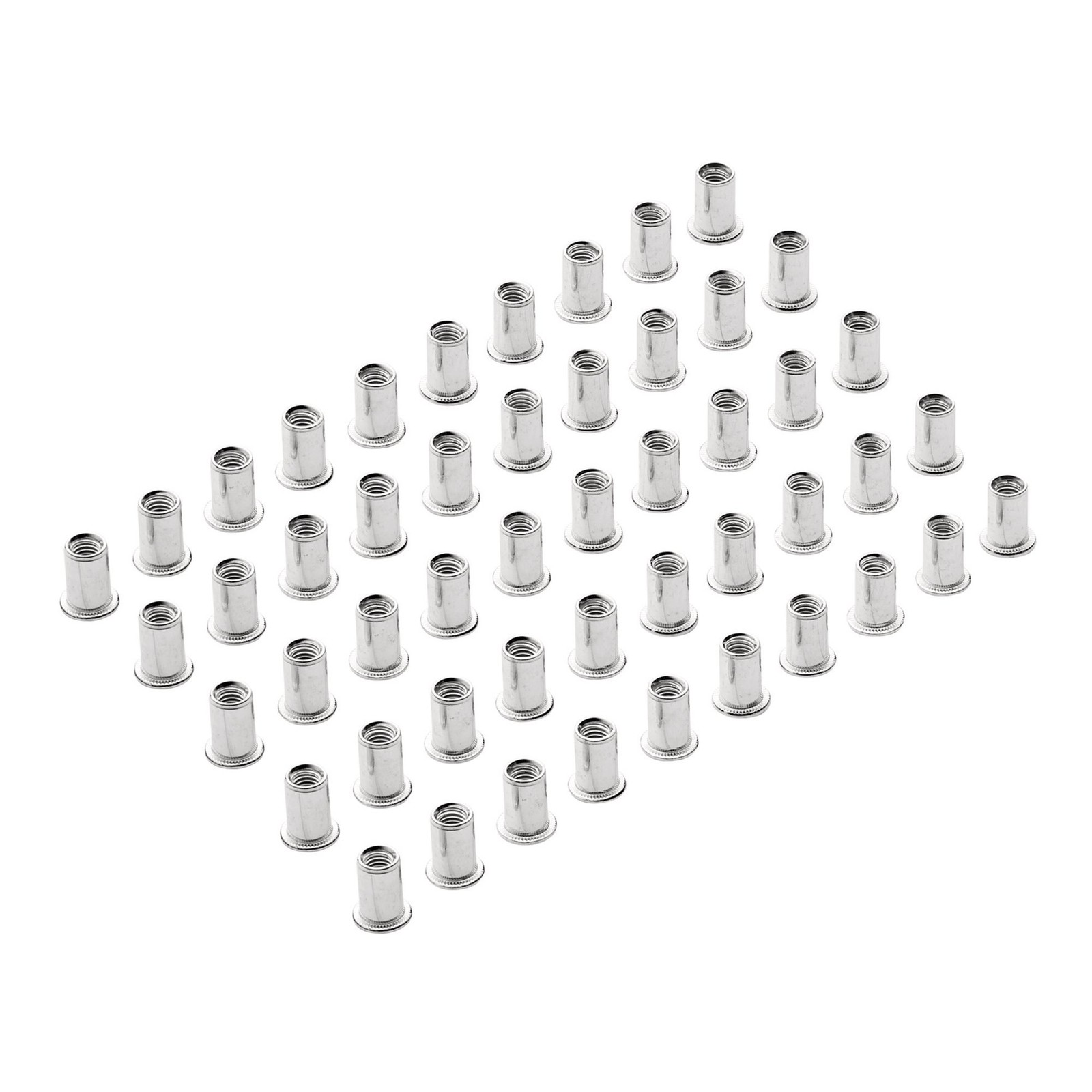 Draper Zinc Plated Threaded Insert Rivet Nuts M6 .0mm (Pack of 50 ...