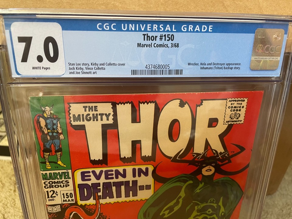 Thor #150 CGC 7.0 White Pages | eBay