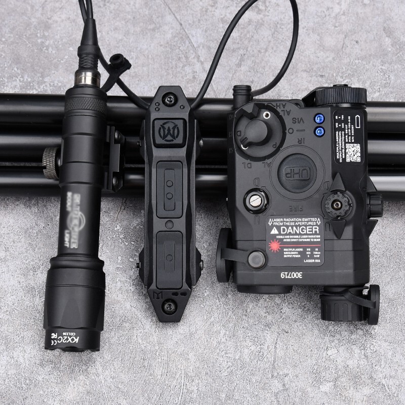 Tactical PEQ-15 Laser Sight IR Light Hunting M600 Flashlight Switch ...
