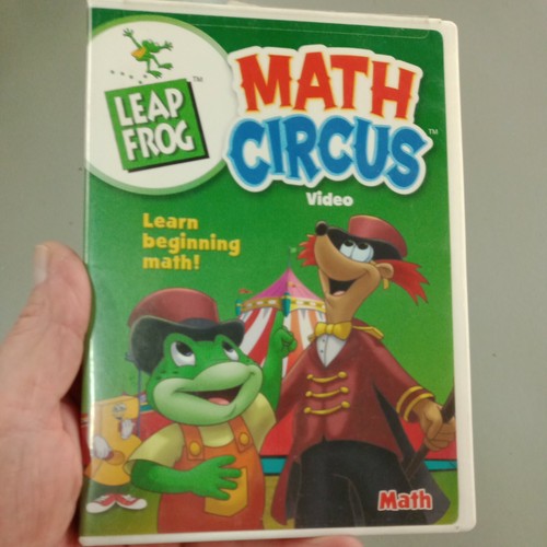 Leap Frog, Math Circus, DVD, 2004, Ages 3-6, Counting, Numbers, Add ...