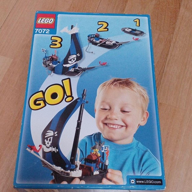 LEGO 4 Juniors: Captain Kragg's Pirate Boat (7072) for sale online | eBay