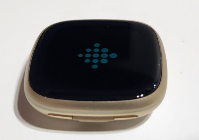 DEFECTIVE Soft Gold Fitbit Versa 3 Activity Tracker FB511 FACE - STUCK ...