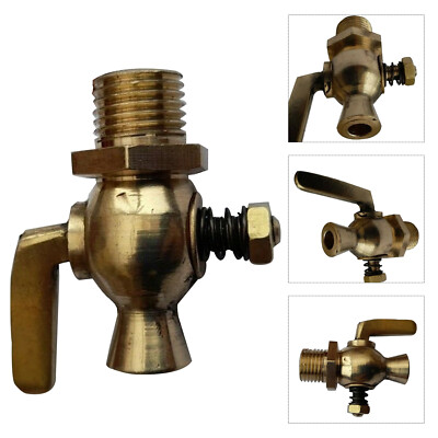 New Tractor Radiator Engine Block Drain Tap Brass 1/4'' BSP Fits Many ...