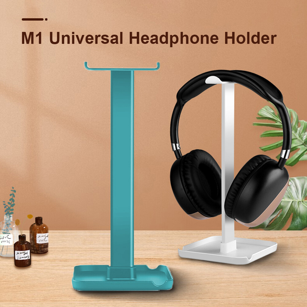 M1 Headphone Holder Hanger Earphone Desktop Display Stand Bracket (Blue ...
