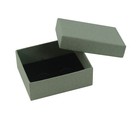 Vibrant Silver Cufflink Holder Box Display Adornment Presentation Gift ...