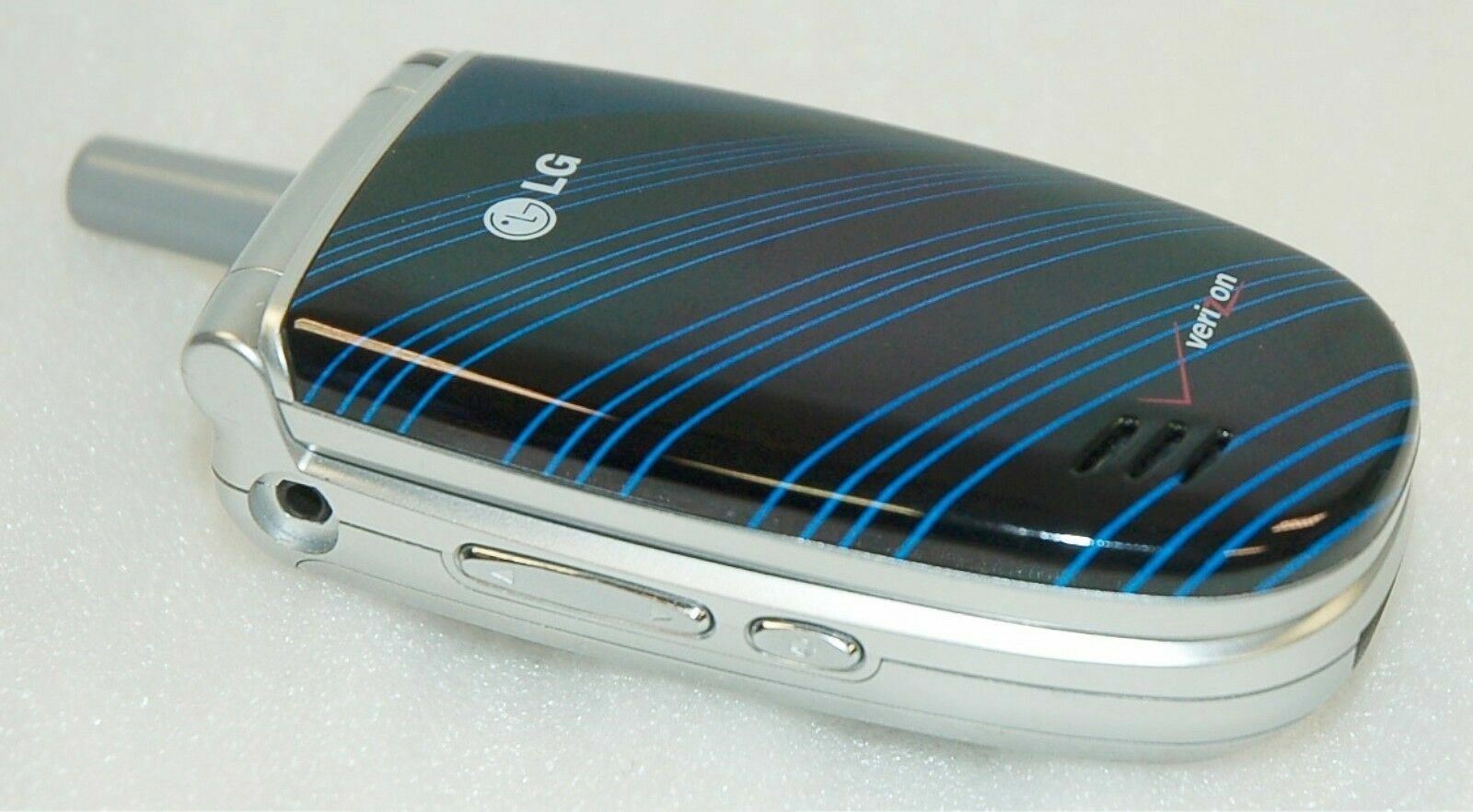 LG VX3300 Verizon Wireless Flip BLACK BLUE Faceplate Cell Phone 1xRTT ...