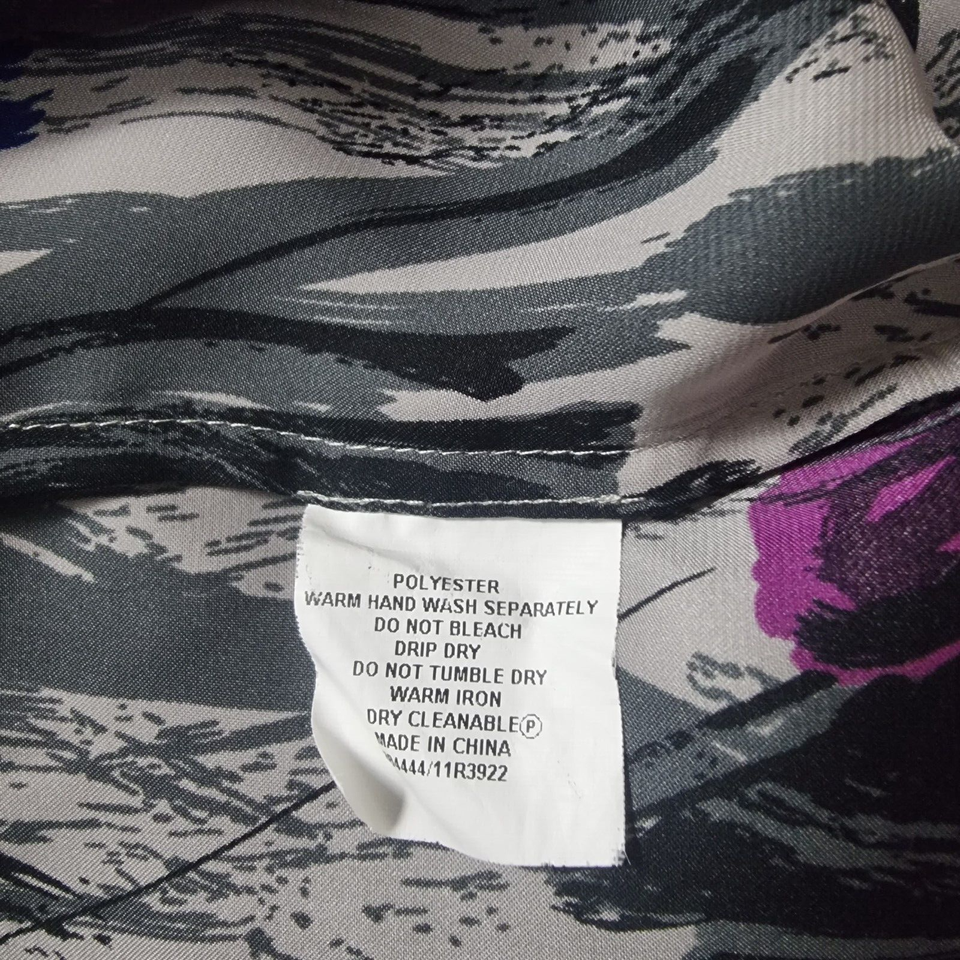 BASQUE Womens Top Size 12 Beige Grey Purple Blue Satin Sleeveless ...