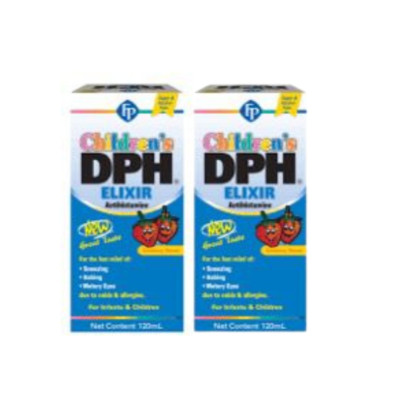 FP Children's DPH Elixir Antihistamine For Infant & Children 120ml ...