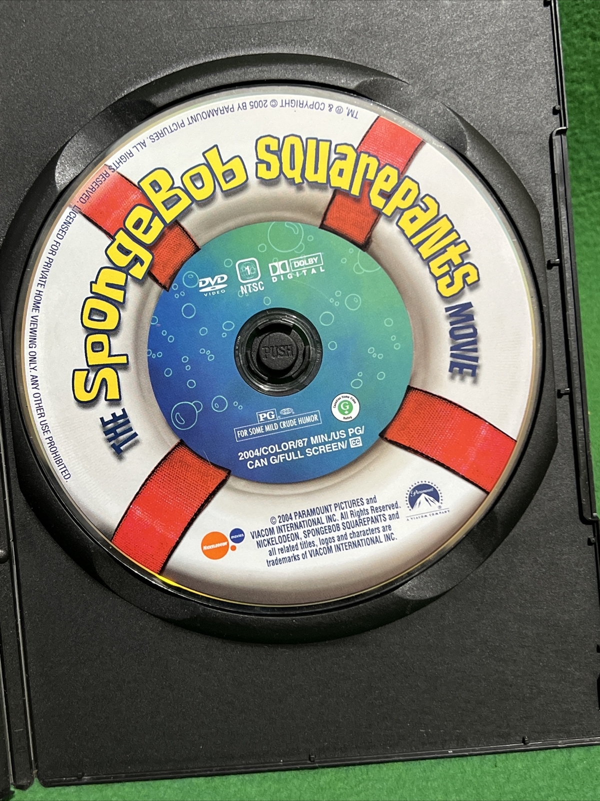 The SpongeBob SquarePants Movie (DVD 2004) Disc Only | eBay