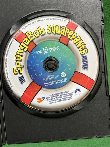 The SpongeBob SquarePants Movie (DVD 2004) Disc Only | eBay
