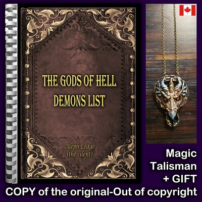 antique book occult black magic rare esoteric manuscript demons satanic ...