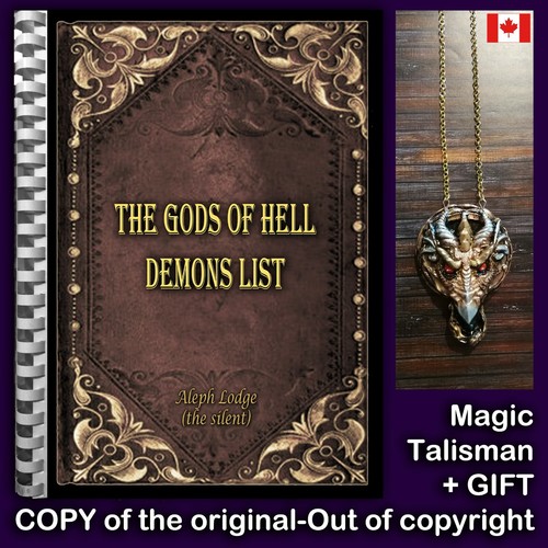 antique book occult black magic rare esoteric manuscript demons satanic ...