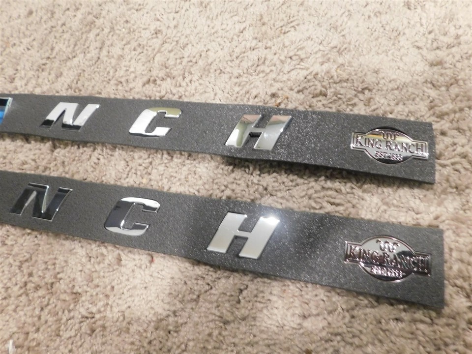 2020 2021 2022 2023 FORD F150 F250 F350 KING RANCH EMBLEMS LETTERS SET ...