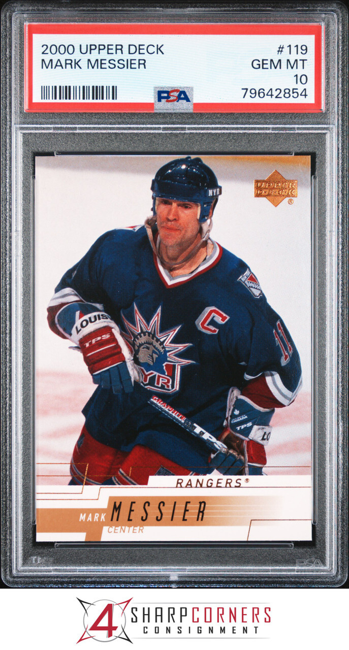 2000 UPPER DECK #119 MARK MESSIER CANUCKS HOF POP 6 PSA 10 H3724148-854 ...