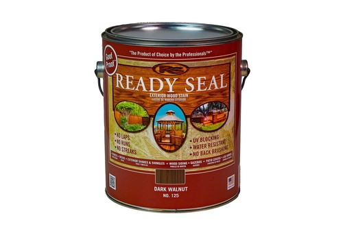 Seal 125 1-Gallon Can Dark Walnut Exterior Wood Stain Sealer ...