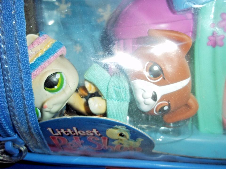 LITTLEST PET SHOP 2 PK BAKERY #PP4 RABBIT EYES MOVE #29 IGUANA #25 ...