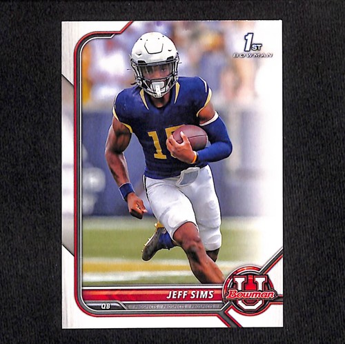 Jeff Sims 2021-22 Bowman University #44 Georgia Tech Yellow Jackets | eBay