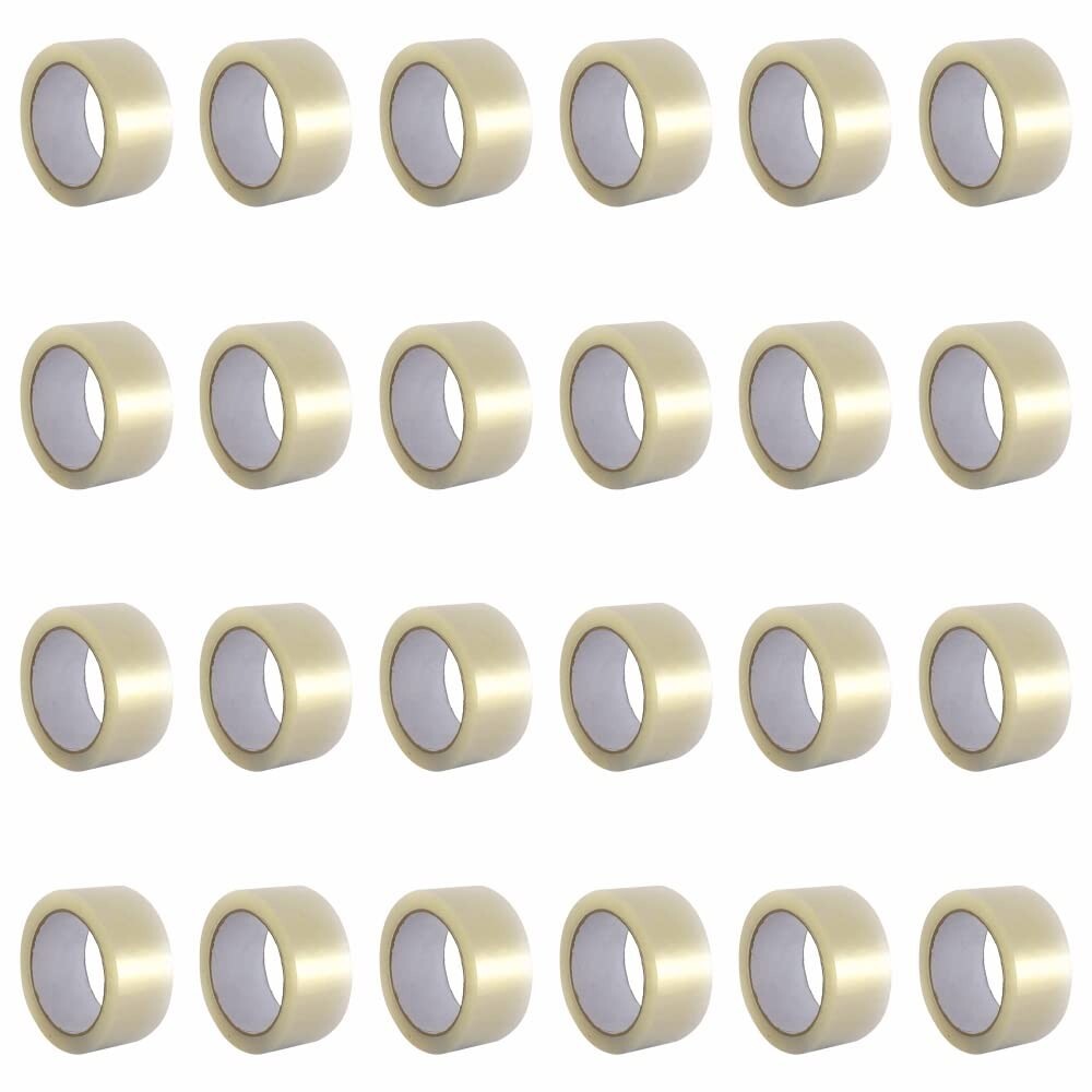 36x CLEAR PACKING TAPE PARCEL STRONG 48MM X 66M BOX SEALING SELLOTAPE ...