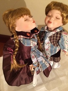 Porcelain Dolls Set Windsor Collection 12" Christmas Present | eBay