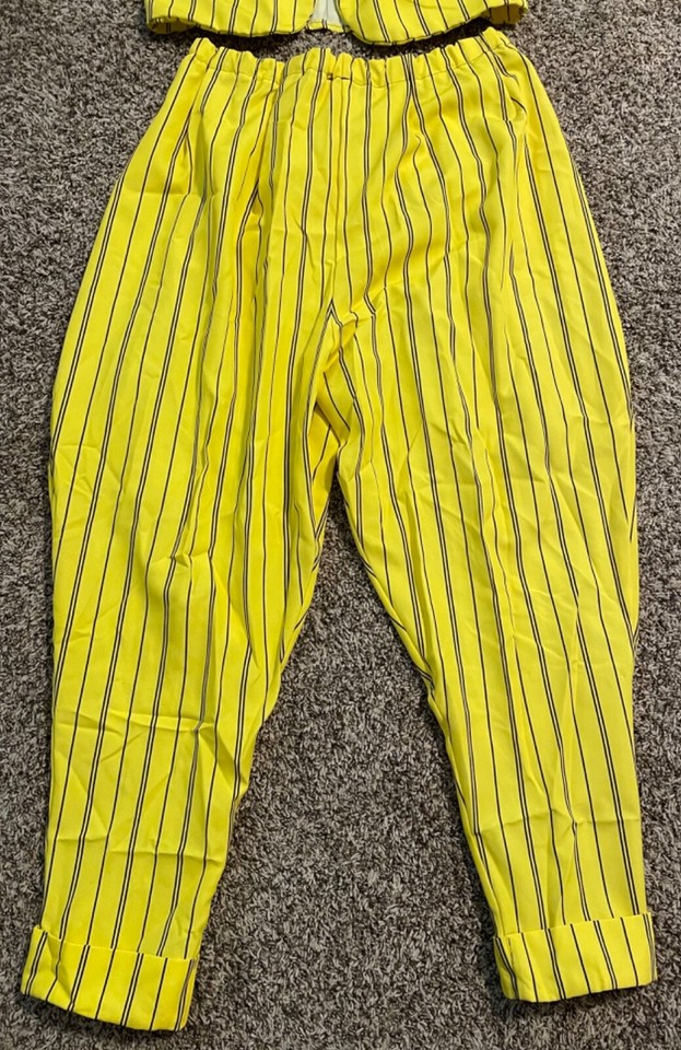 Adult Yellow Gangster or Zoot Suit Large -Jacket 42” Pants W 38-40 ...