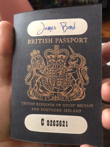 007 JAMES BOND PASSPORT PROP Diamonds are Forever era | eBay