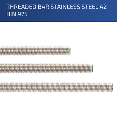 8MM FULLY THREADED BAR 8.8 HIGH TENSILE ZINC PLATED ROD STUDDING STUD ...