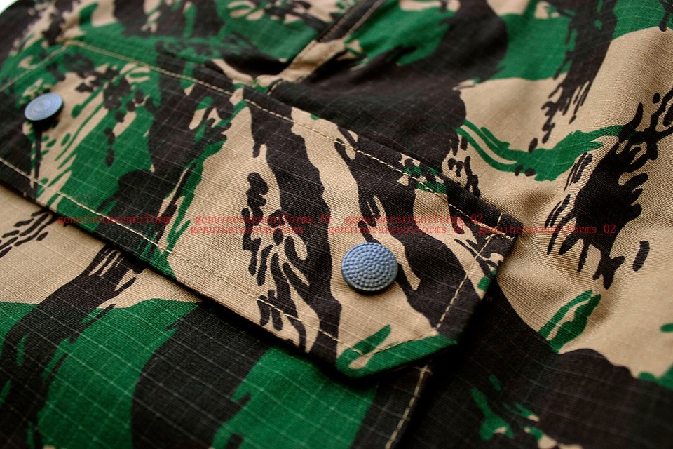 Rare Genuine African Sierra Leone Lizard/Leopard camo F1 French uniform ...