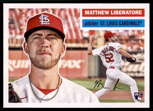 MATTHEW LIBERATORE 2023 Topps Archives #92 ROOKIE MLB Cardinals ID ...