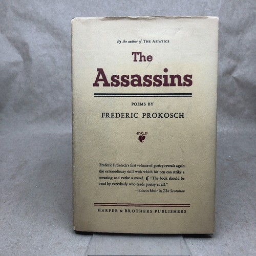 The Assassins by Frederic Prokosch (First Edition, 1936, Hardcover in ...