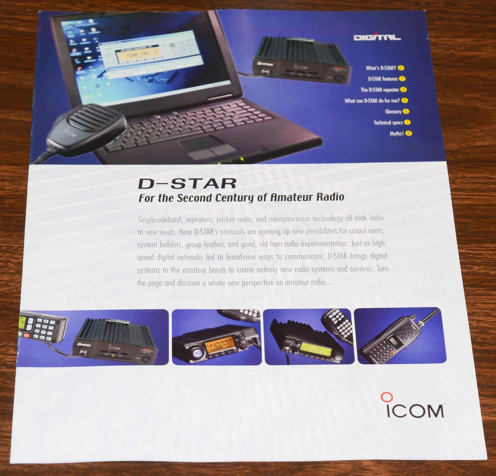 RARE ICOM D-STAR BROCHURE | eBay