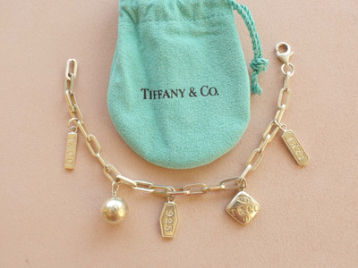 Vintage Tiffany & Co. Bracelet 1837 Elements Charm, Tiffany Charm ...