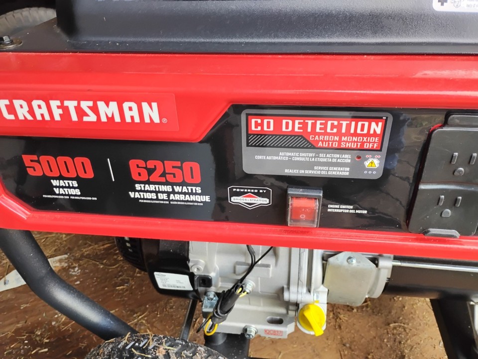 Craftsman 5000 Watt Generator 6250 CMXGAS030731 | eBay