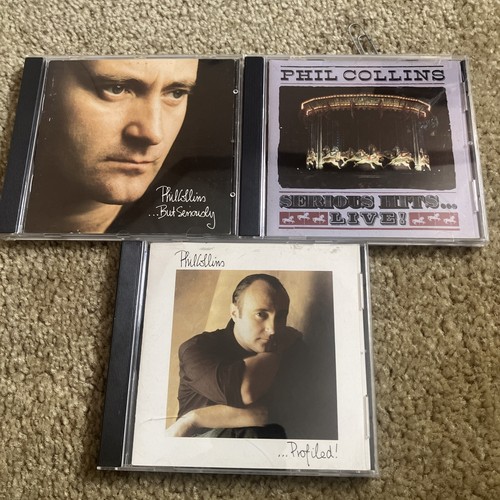 Phil Collins 3 CD Lot But Seriously Hits Live & Profiled Promo Atlantic ...