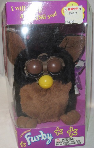 Vintage Tiger Electronics 1999 Furby Gorilla Brown and Black used Blue ...