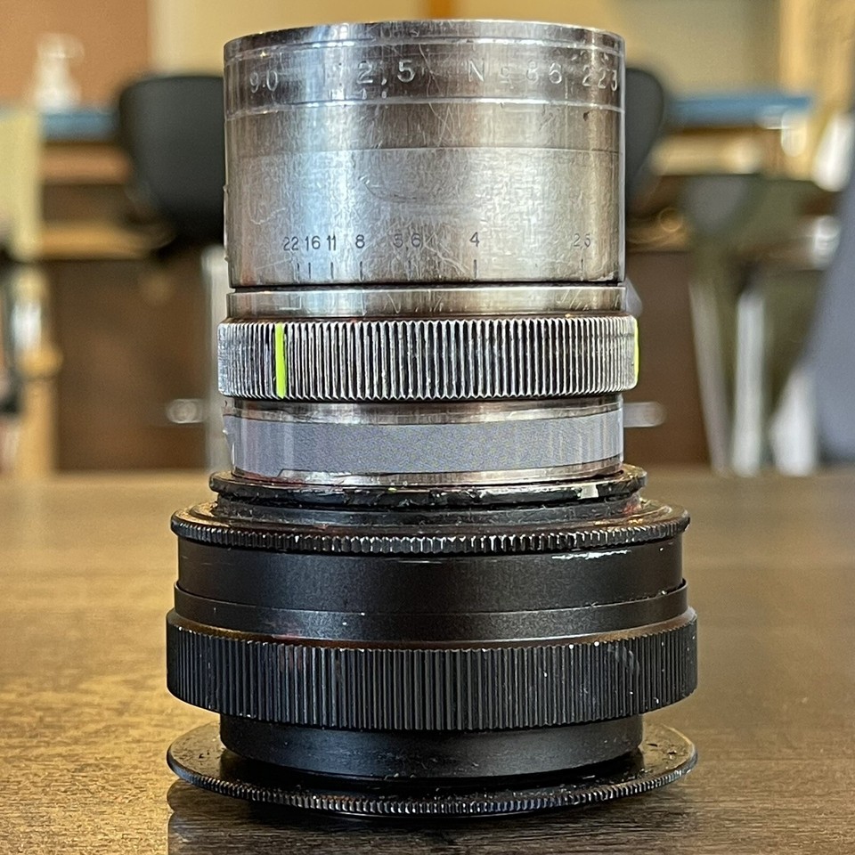 RARE [Exc] P.Angenieux Paris Type Y1 90mm f2.5 M42 Lens 7054 | eBay