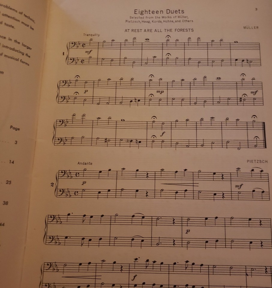 Rubank Advanced Method Trombone or Baritone Instrument Vol 1 Lesson ...