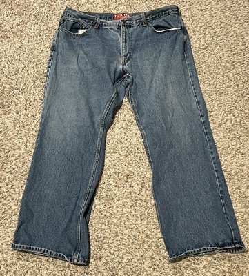 Vintage Big Mac Straight Leg Jean Mens 42 x 32 Blue Workwear Hammer ...