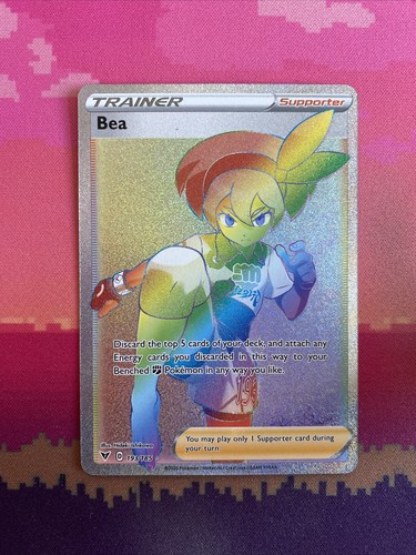 Pokemon Card Bea Vivid Voltage 193/185 Secret Rainbow Rare Near Mint | eBay