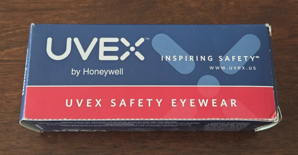 Uvex by Honeywell Genesis Safety Glasses Black Frame, Clear Lenses ...
