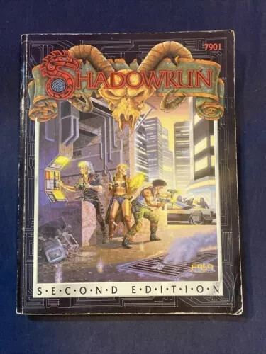 Shadowrun RPG Sourcebook 7901 Second Edition 1992 With Map FASA ...