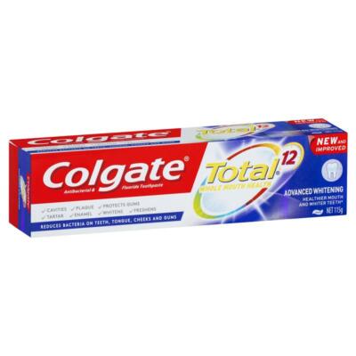 Colgate Total Toothpaste 12 Hour Advanced Whitening 115g Tube | eBay