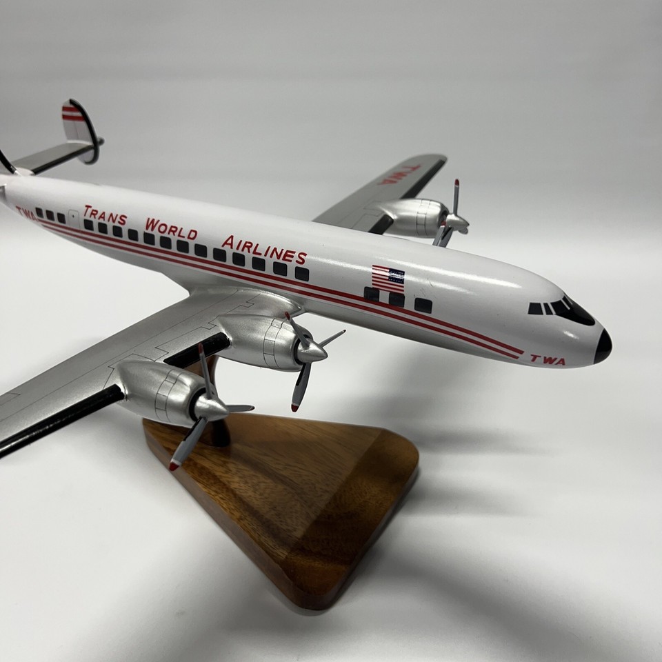 Lockheed L-1049 TWA Super Constellation Airplane 1952 HIGH DETAIL Desk ...