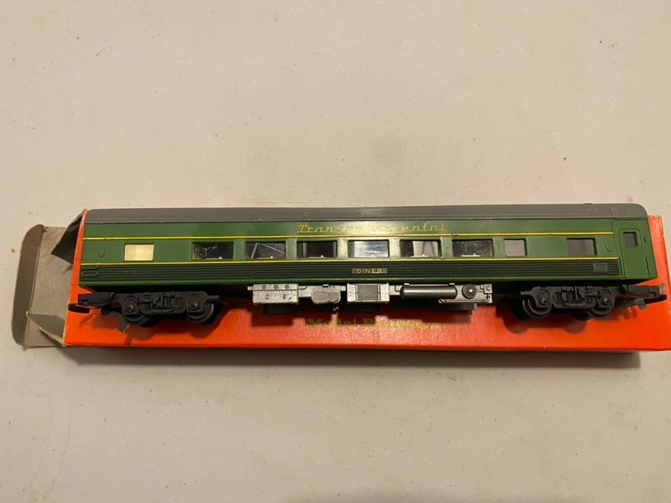Triang/Hornby - Transcontinental Duo-tone green diner. | eBay