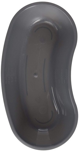 Industries DYND80327 Plastic Emesis Basins, 500 ml, Graphite (Pack of ...