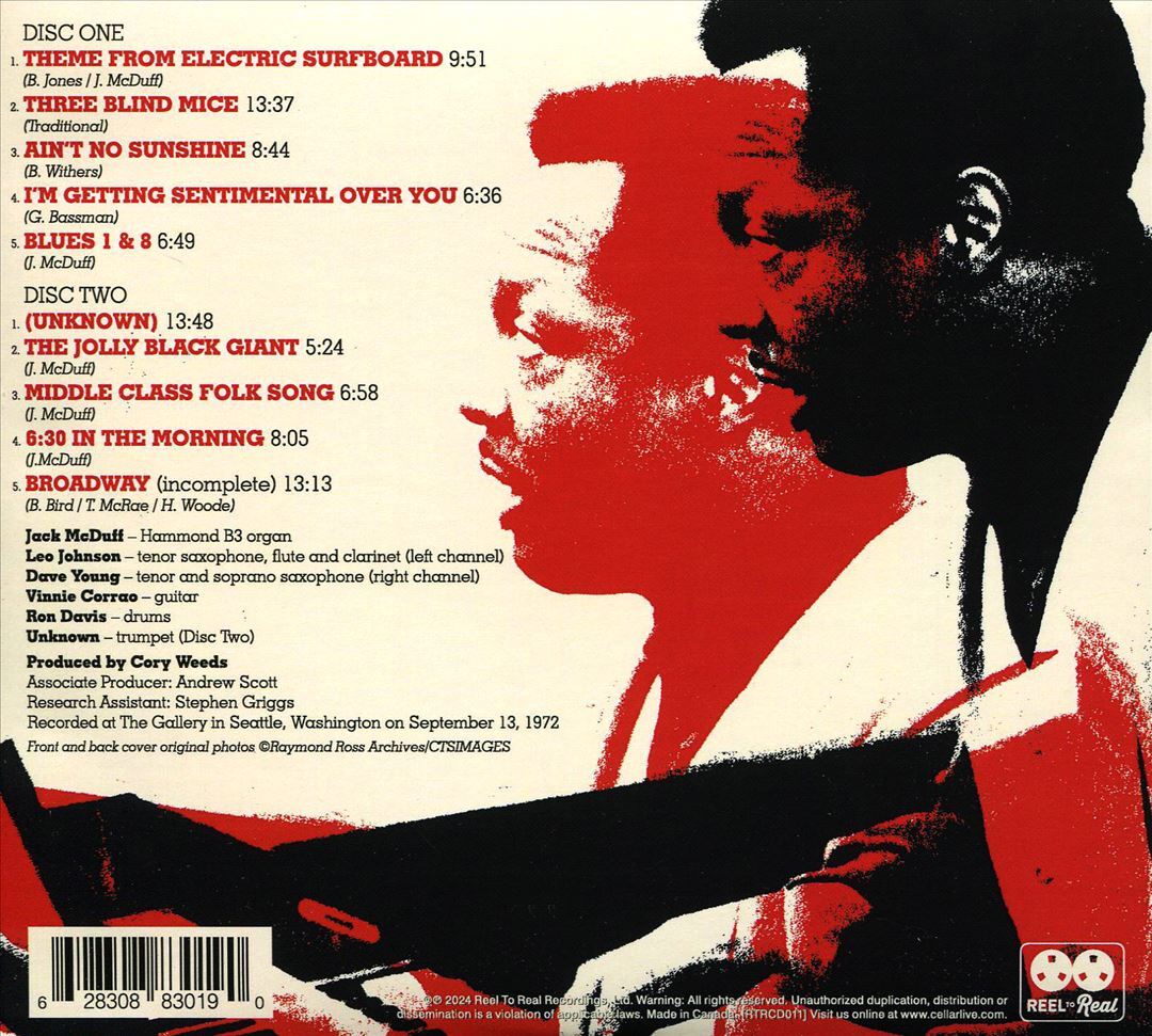 MCDUFF, BROTHER JACK BROTHER JACK MCDUFF - AIN'T NO SUNSHINE (LIVE IN ...