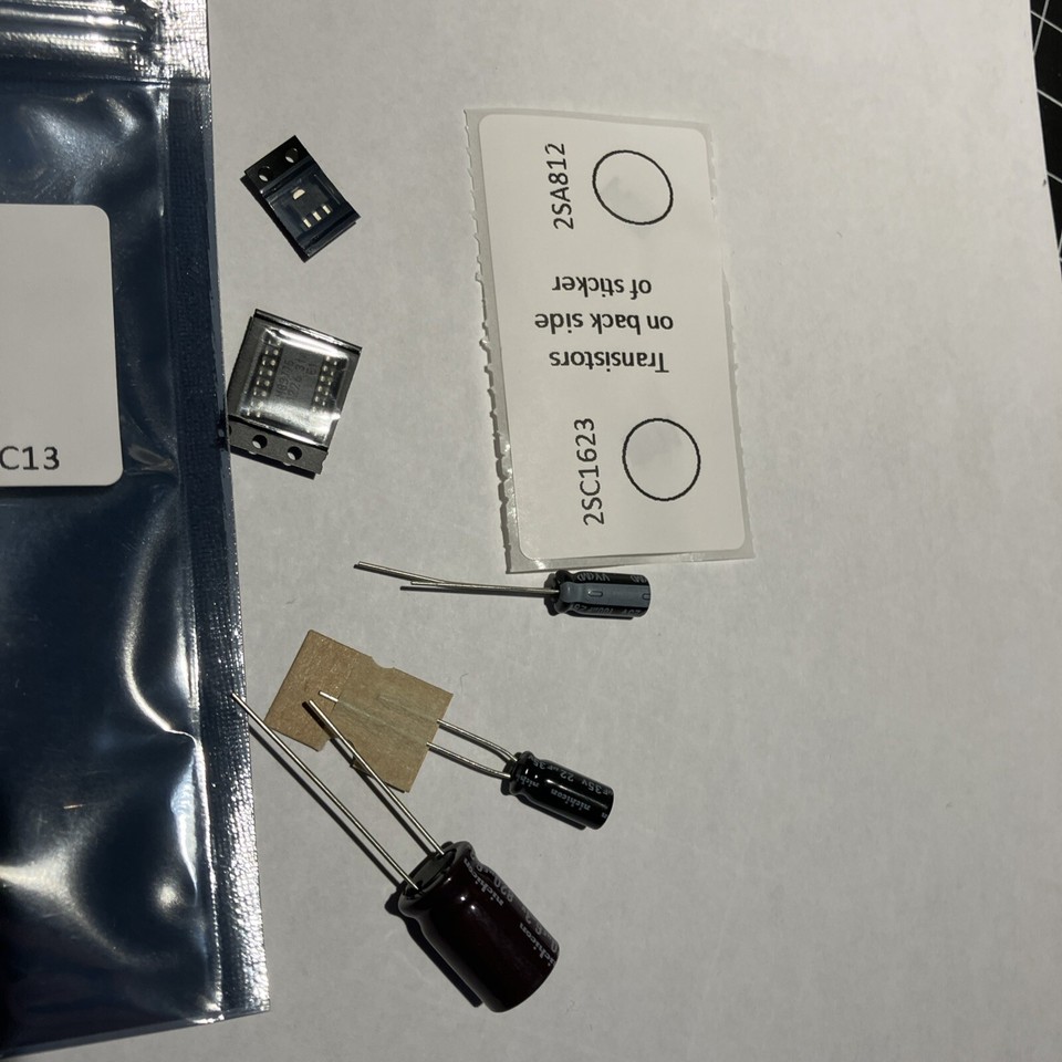 7PCS Solid Capacitors / Chip Repair Kit for Sega Game Gear Power Board ...