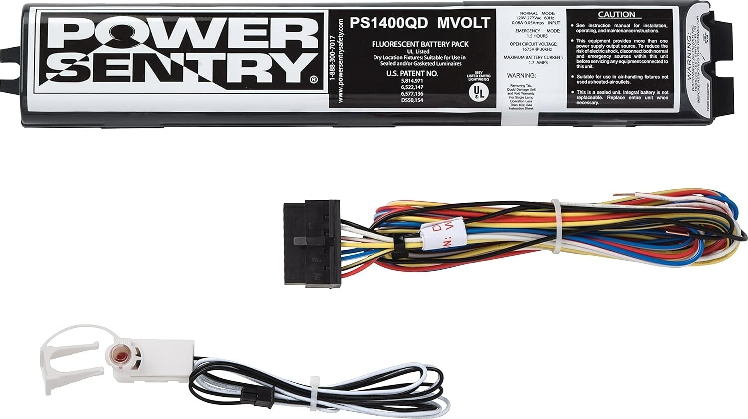 Lithonia Lighting PS1400QD MVOLT SD Quick Disconnect Emergency Ballast ...